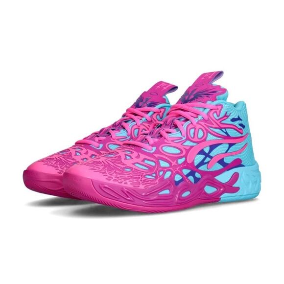 Puma | Shoes | Puma Lamelo Ball Mb4 Love Pinkteal Hightop Mens 11 ...